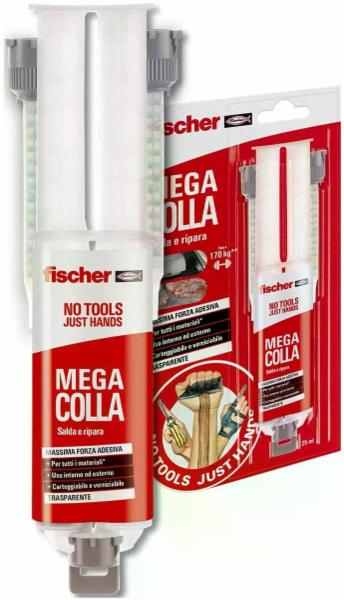 Fischer 552153 Mega NTJH, Colla Bicomponente Extra Forte a Presa…